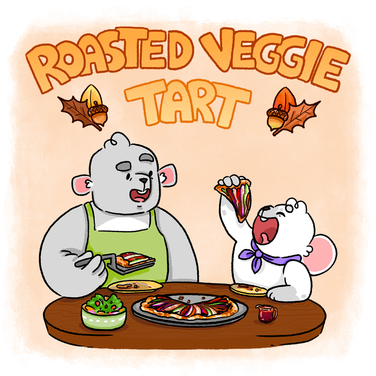 Roasted Veggie Tart | Sprigge and Sprout